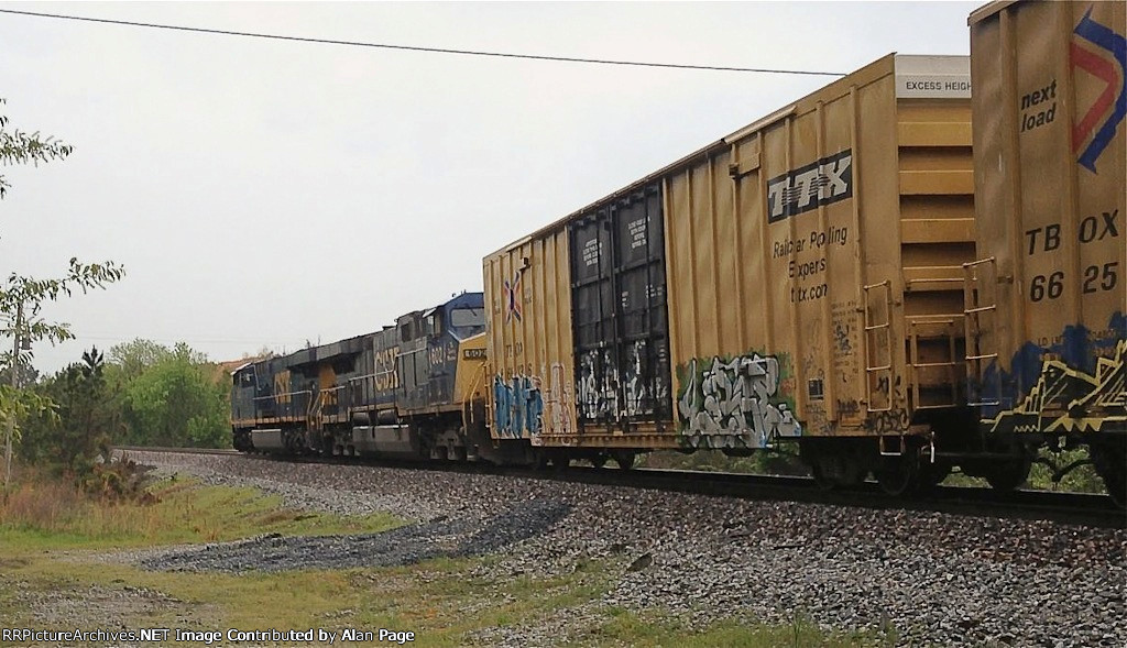 CSX ES44AH 803 and AC44CW 602